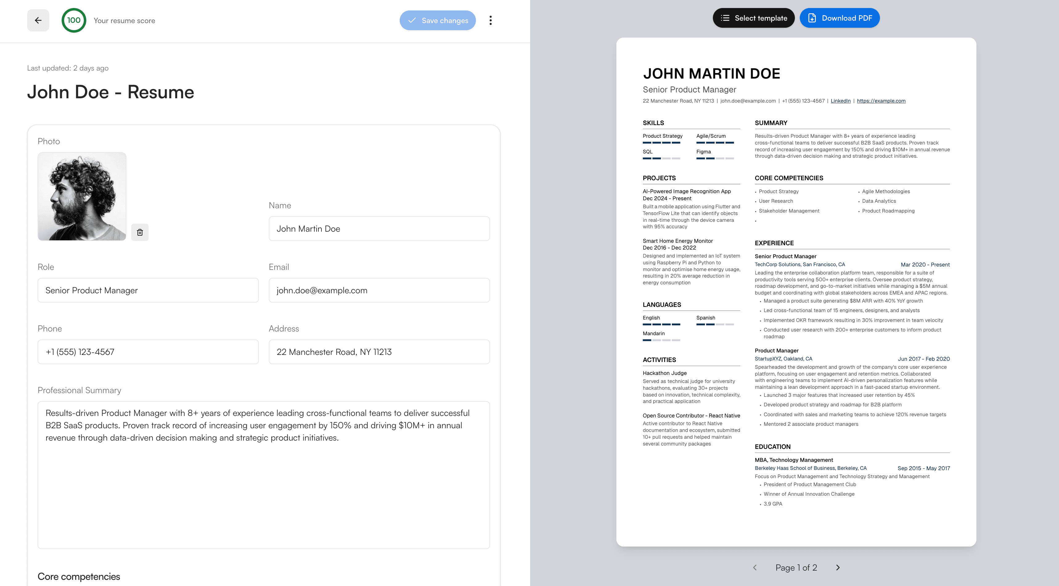 AI Resume Builder Tool | Create ATS-Friendly Resumes | UseResume | UseResume.ai